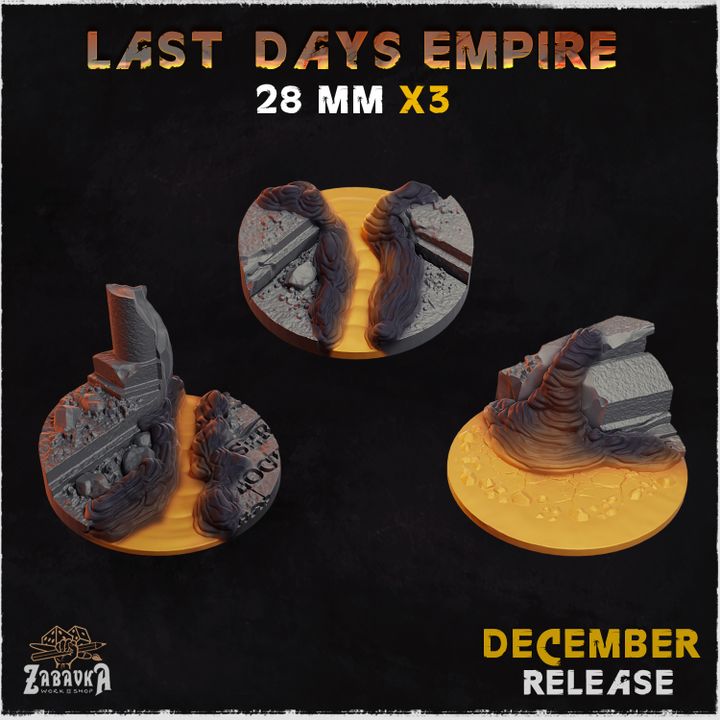 Lava and Fire Set 1 Base Toppers – Kinross Tabletop