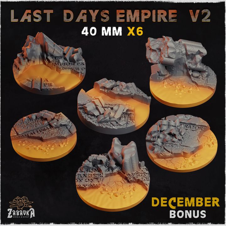 Lava and Fire Set 2 Base Toppers – Kinross Tabletop